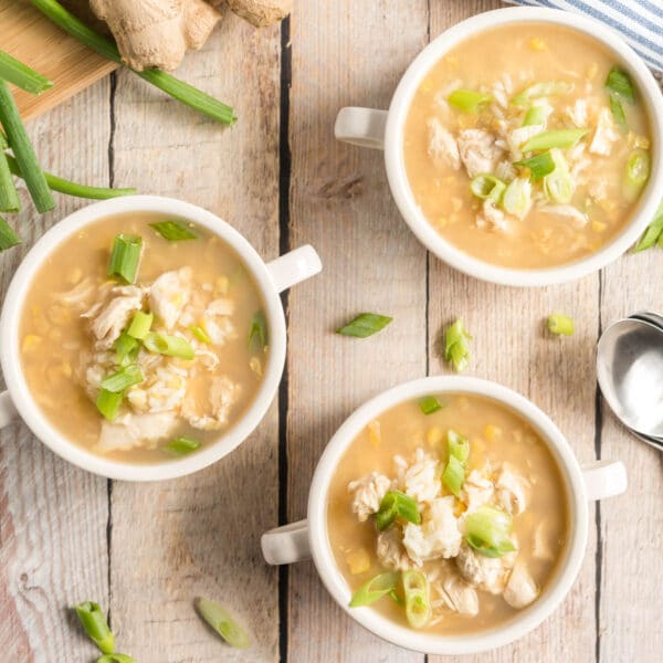 Asian Style Chicken Rice Soup - Kylee Cooks