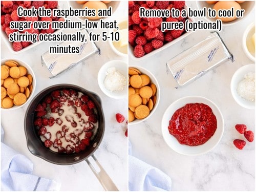 Lemon Mini Cheesecakes with Berry Swirl - Kylee Cooks