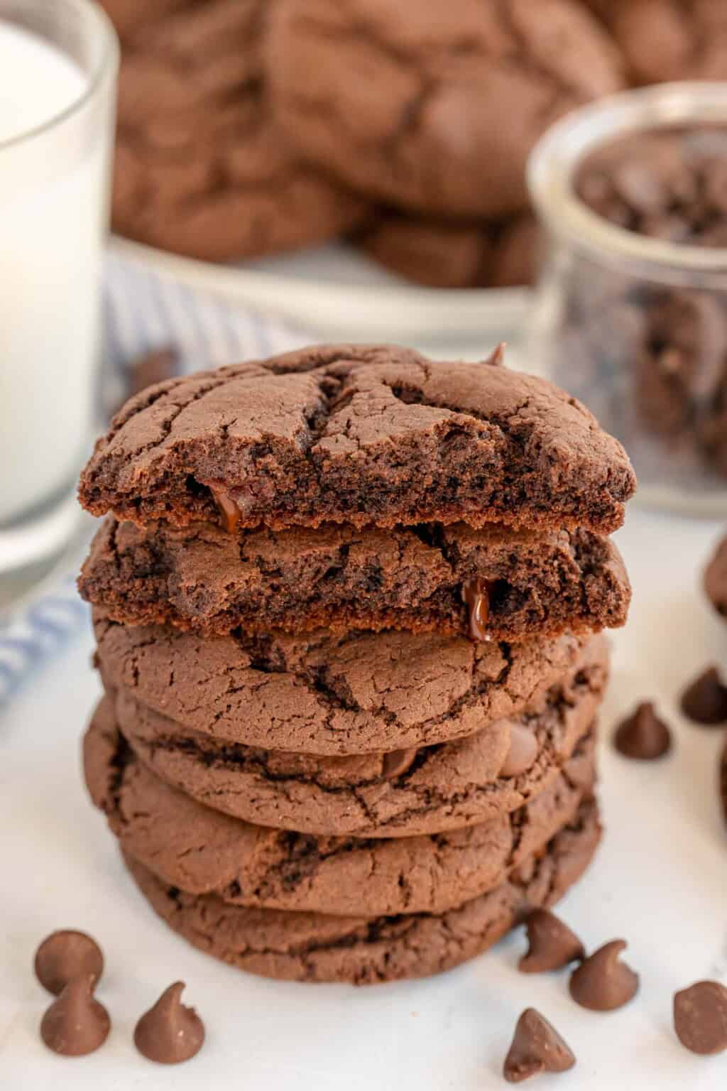 Chocolate Cake Mix Cookies Recipe (aka Cheater Cookies!) - Kylee Cooks