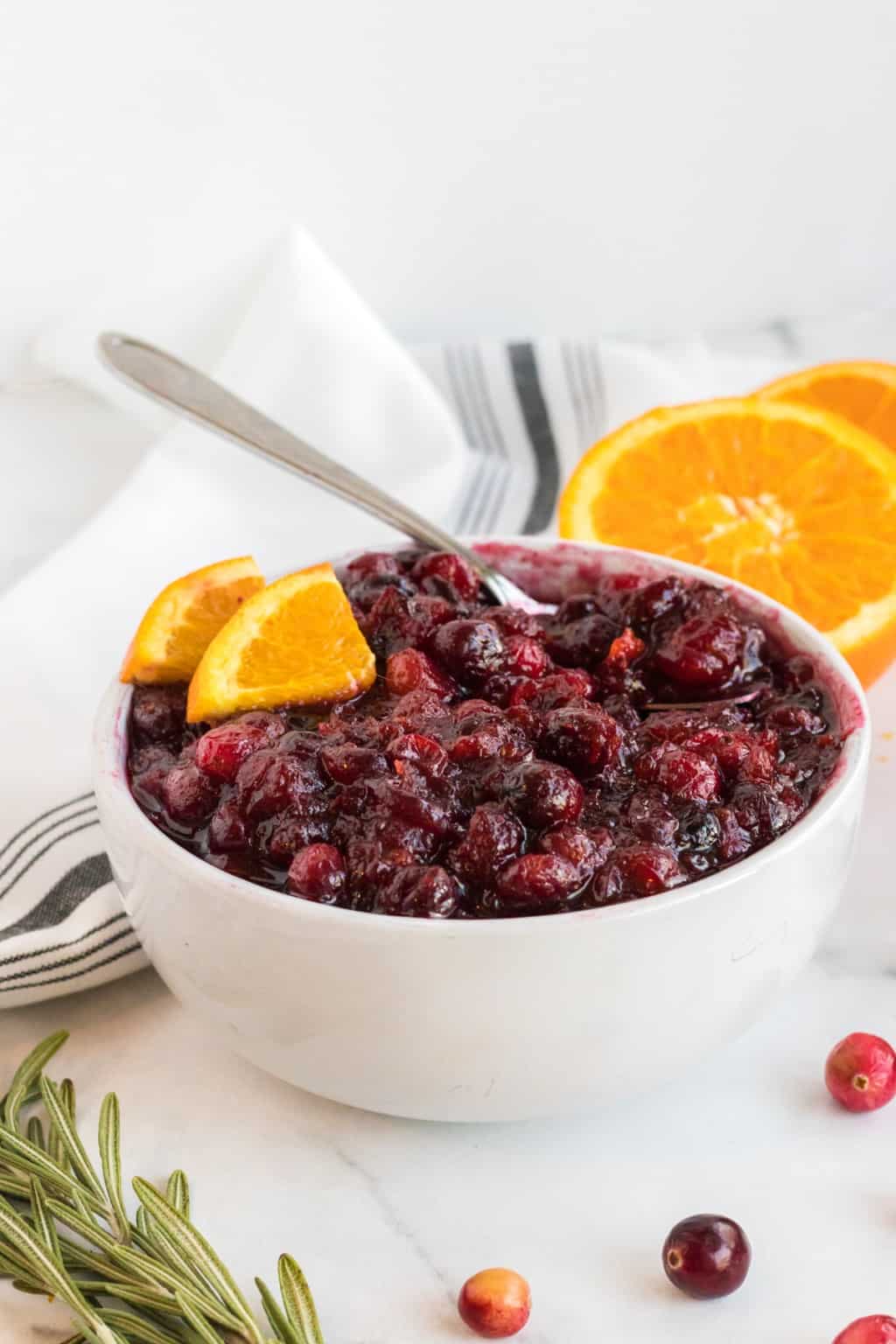 Homemade Spiced Cranberry Sauce - Kylee Cooks