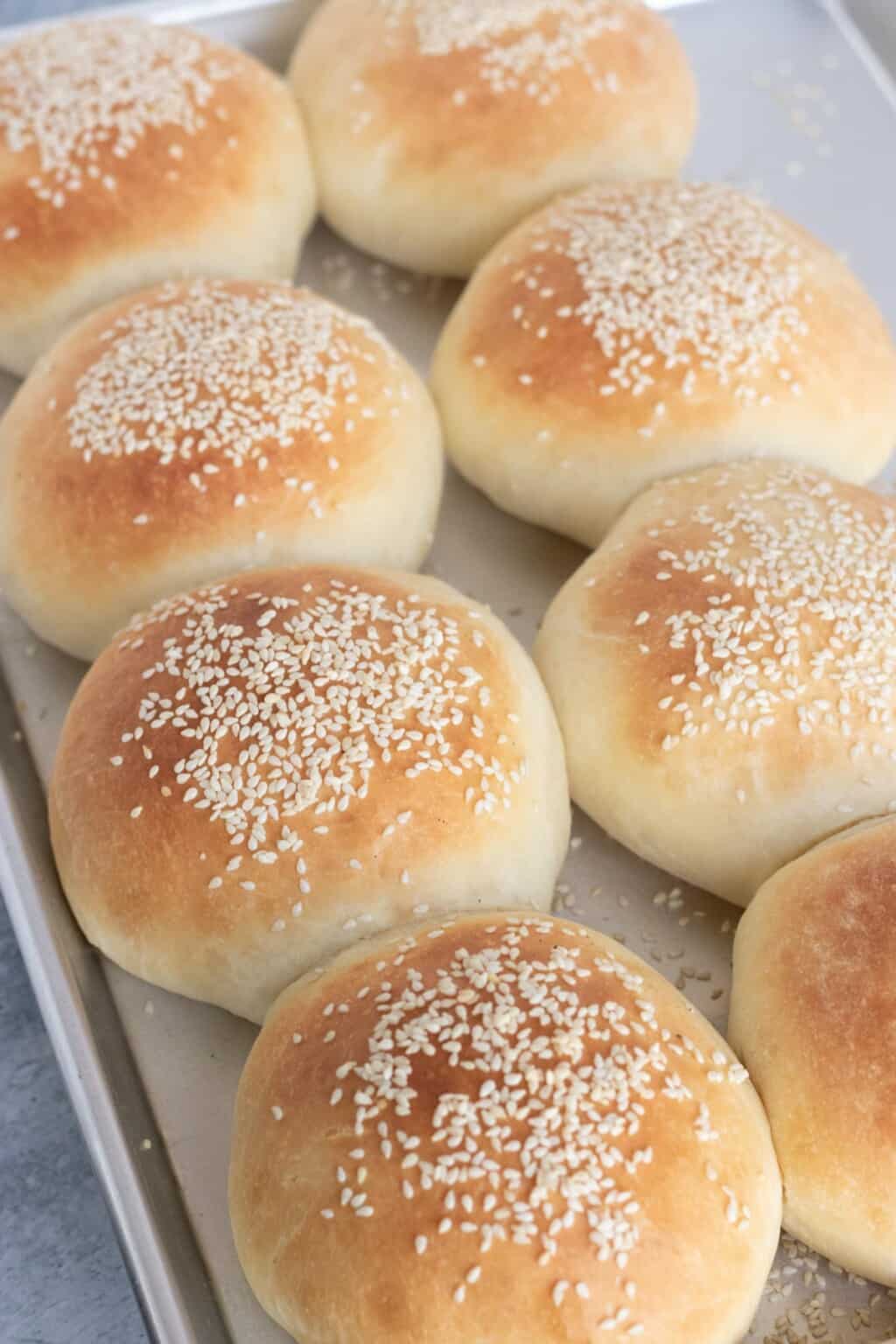 Homemade Hamburger Bun Recipe - Kylee Cooks