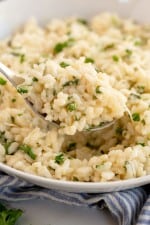 Easy Garlic Parmesan Risotto Recipe - Kylee Cooks