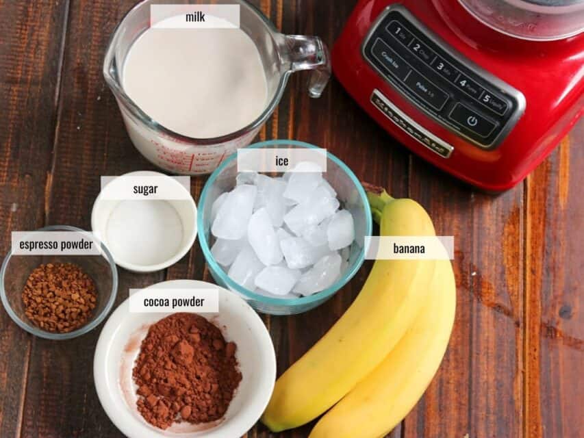 Mocha Coffee Smoothie (5 Min Breakfast!) - Kylee Cooks