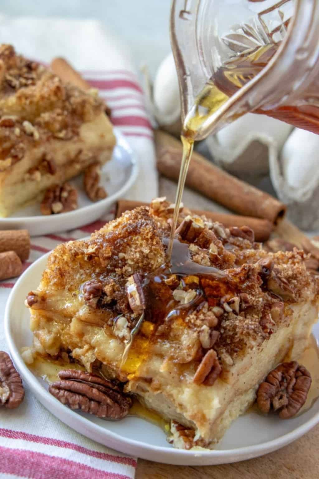 Vanilla Maple Baked French Toast - Kylee Cooks