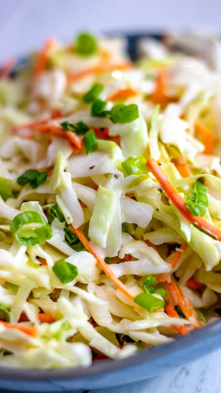 Easy Coleslaw Recipe (Homemade Coleslaw Dressing) - Kylee Cooks