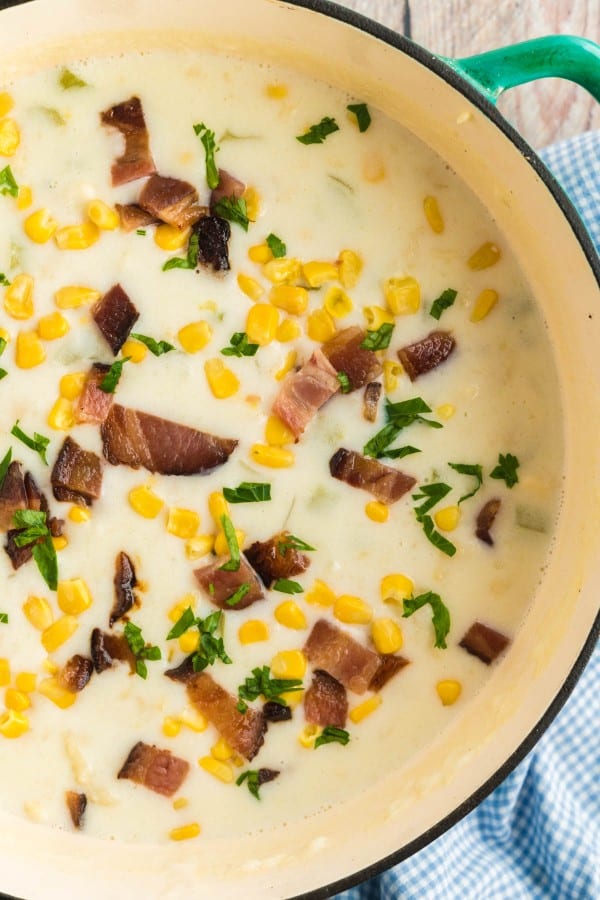 Best Ever Corn Chowder Recipe - Kylee Cooks