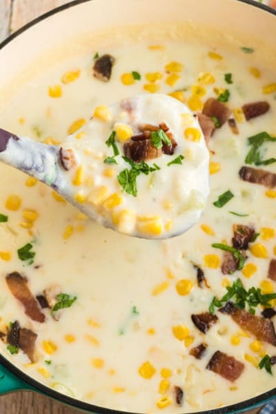 Best Ever Corn Chowder Recipe - Kylee Cooks