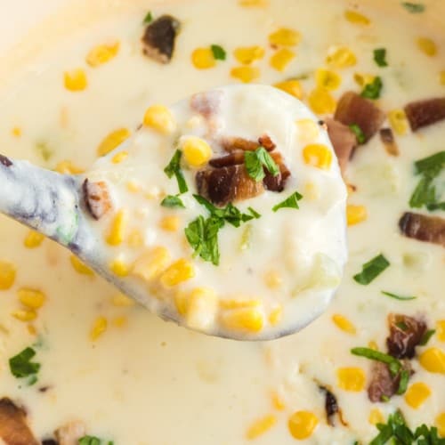 Best Ever Corn Chowder Recipe - Kylee Cooks