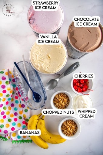How to Make a Banana Split - Kylee Cooks