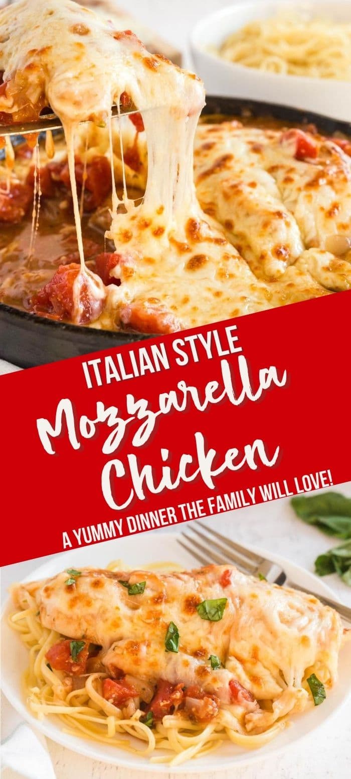 Italian Style Mozzarella Chicken - Kylee Cooks