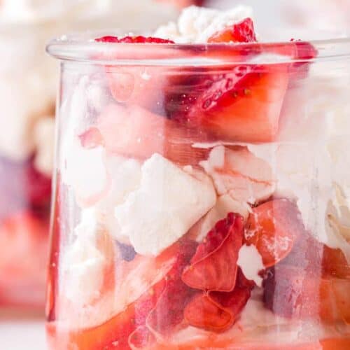 Strawberry Eton Mess (English Dessert) - Kylee Cooks