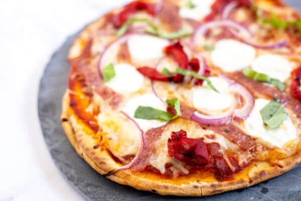 Italian Deli Flatbread Pizza Recipe - Kylee Cooks