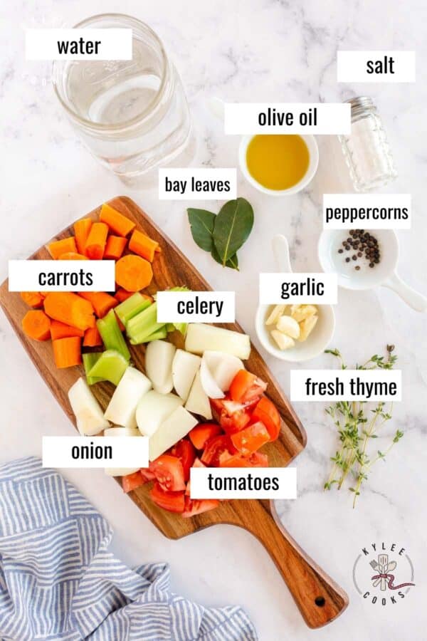 DIY: Roasted Vegetable Stock - Kylee Cooks