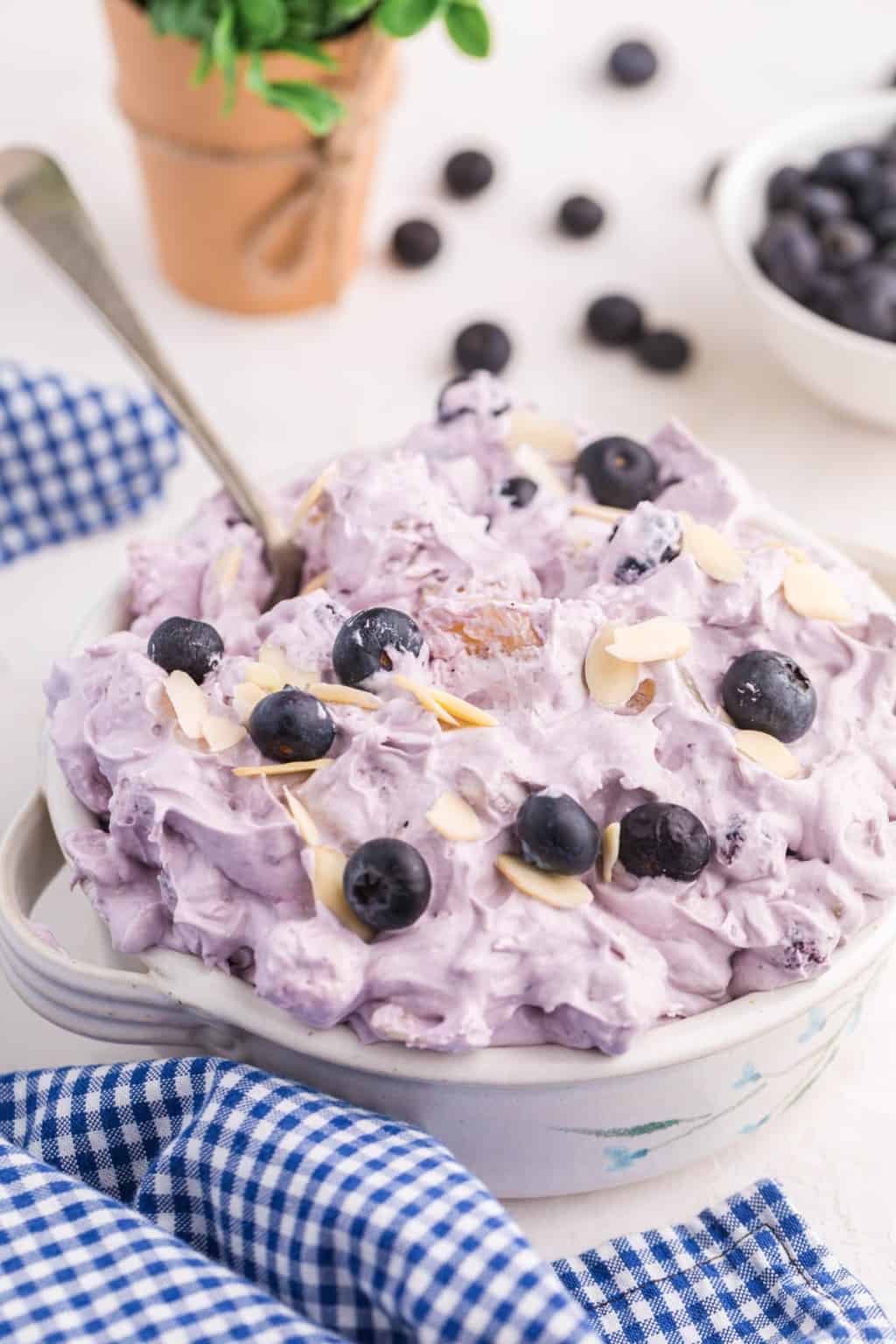 Blueberry Fluff Salad Recipe - Kylee Cooks