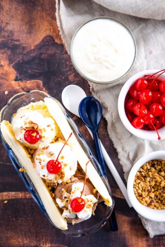 How to Make a Banana Split - Kylee Cooks