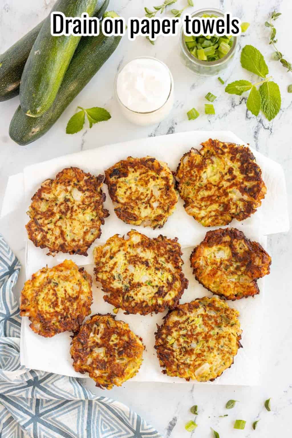 Zucchini Fritters - Kylee Cooks