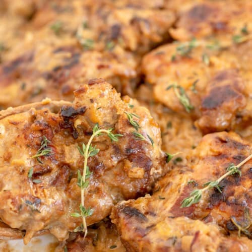 Smothered Chicken Casserole - Kylee Cooks