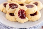 Raspberry Thumbprint Cookies - Kylee Cooks