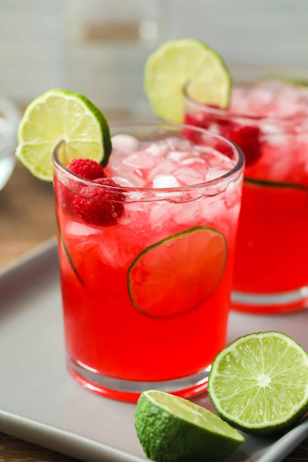 Raspberry Limeade - Kylee Cooks