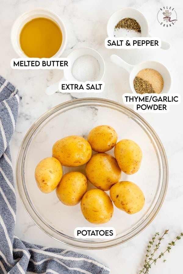 Smashed Oven Potatoes - Kylee Cooks