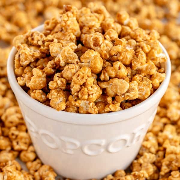 Homemade Caramel Corn Recipe - Kylee Cooks