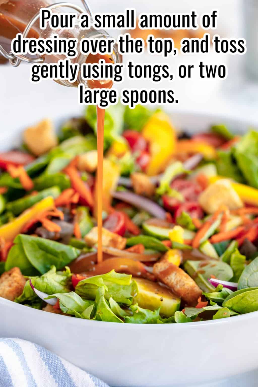 Easy Garden Salad Recipe (House Salad) - Kylee Cooks