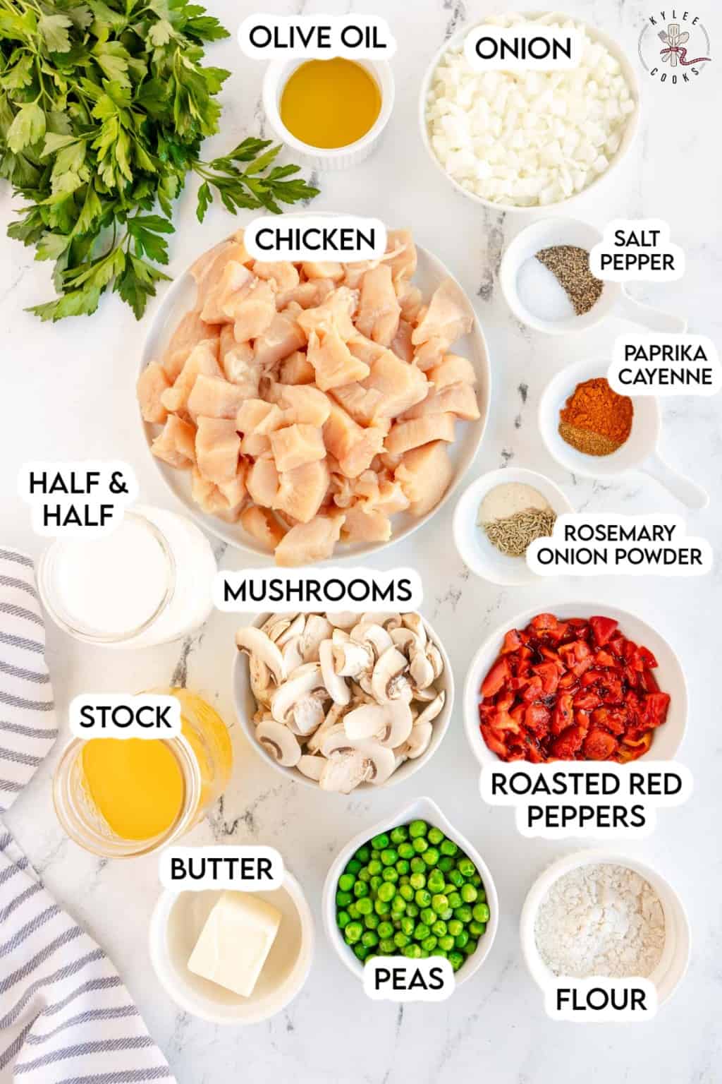 Classic Chicken a la King - Kylee Cooks