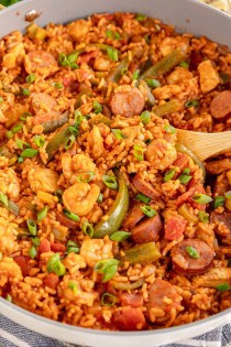 Jambalaya (with Chicken, Sausage and Shrimp | Kylee Cooks