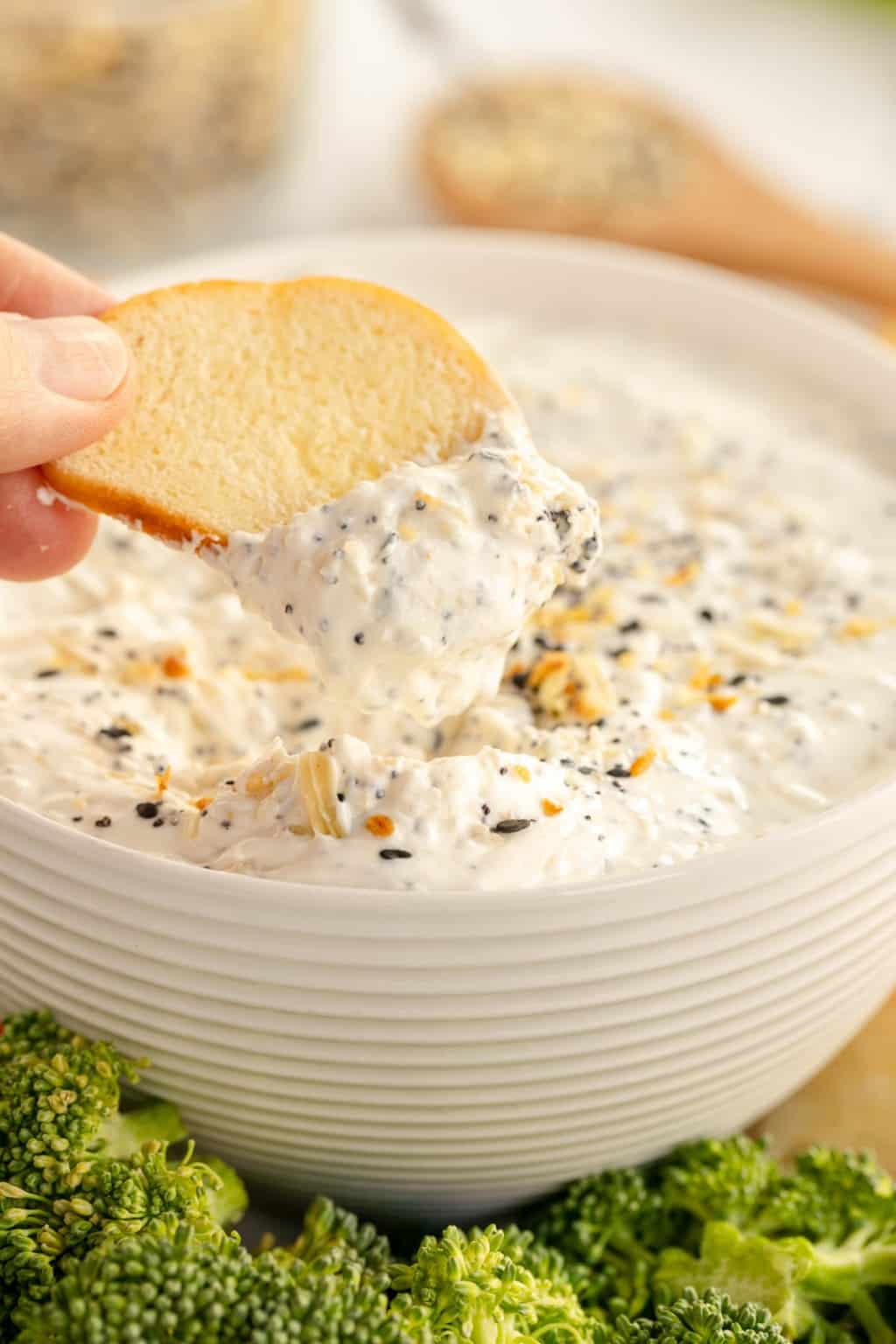 Everything Bagel Dip Recipe - Kylee Cooks