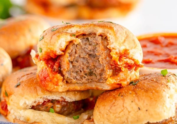 Easy Meatball Sliders Recipe - Kylee Cooks
