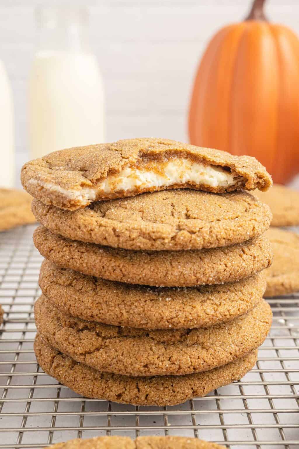Pumpkin Cheesecake Cookies - Kylee Cooks