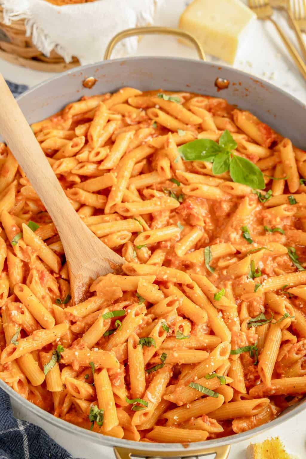 Vodka Pasta Sauce (Pasta alla Vodka Recipe) - Kylee Cooks