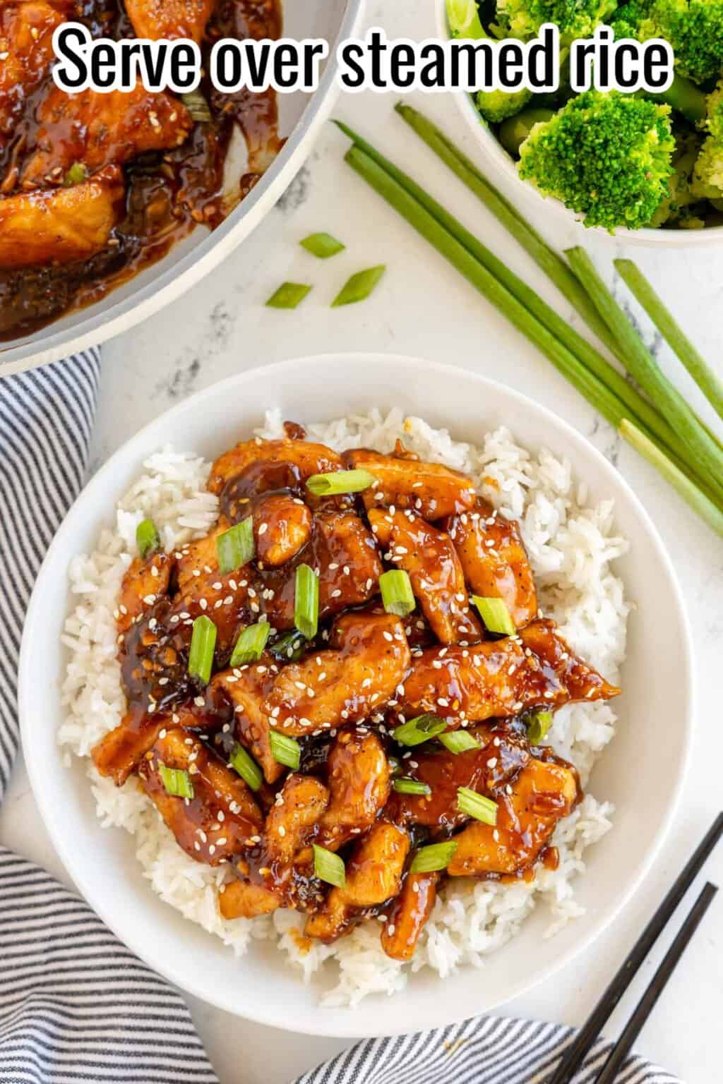 Skillet Bourbon Chicken Recipe (Stove Top) - Kylee Cooks