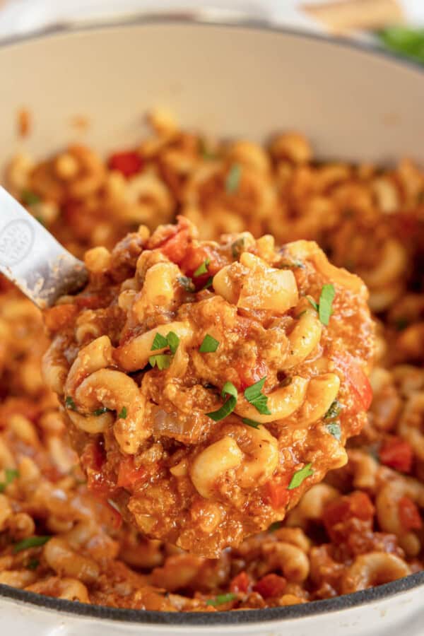 One Pot American Goulash (Slumgullion) - Kylee Cooks
