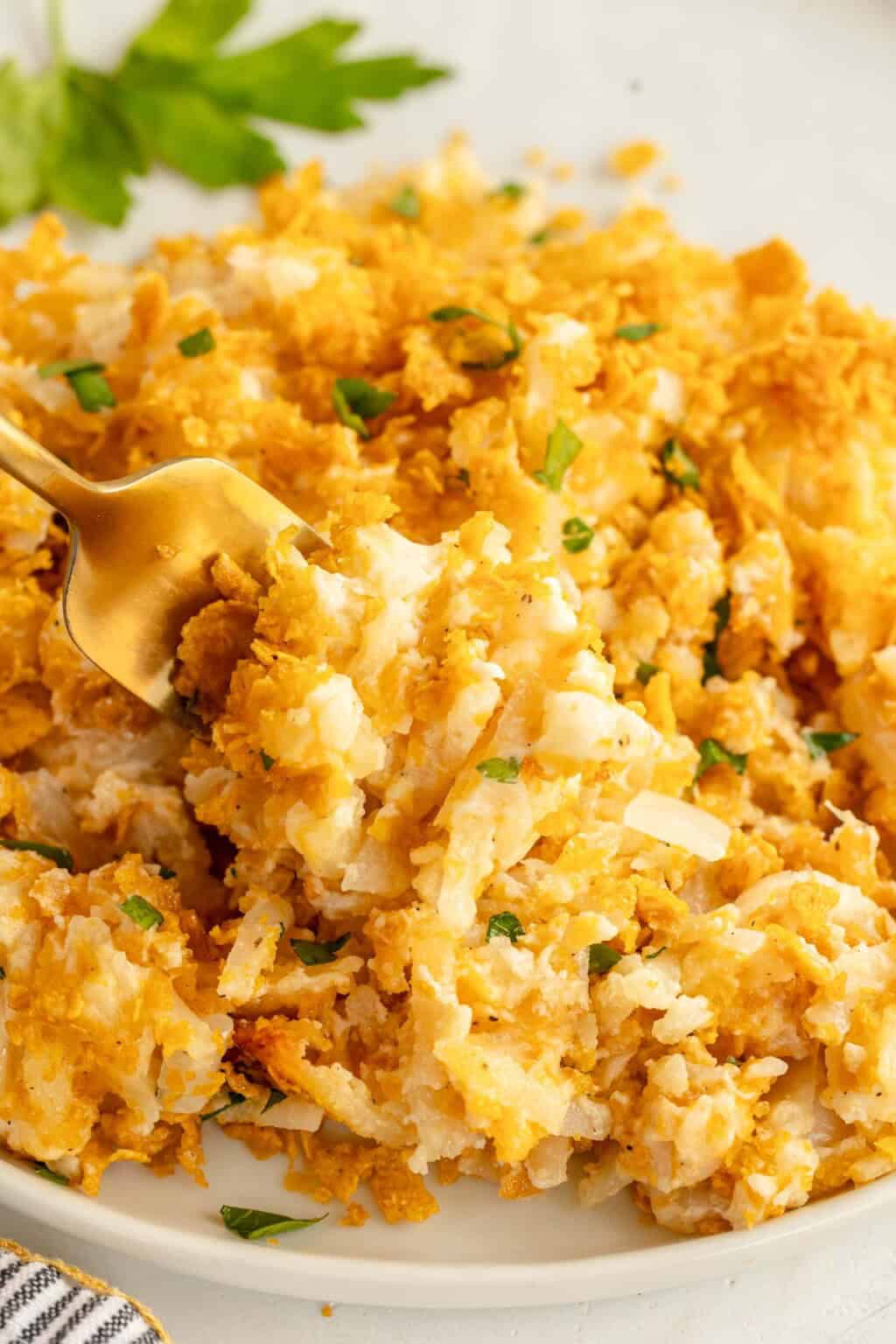 Cheesy Funeral Potatoes Recipe - Kylee Cooks