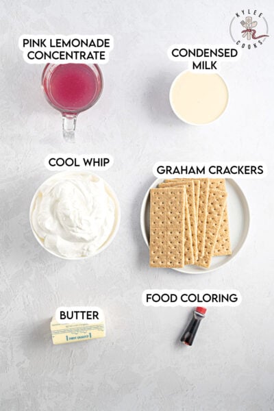 Pink Lemonade Pie - Easy Frozen Dessert | Kylee Cooks