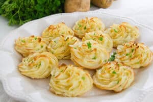 Duchess Potatoes – Fancy Mashed Potatoes Made Easy | Kylee Cooks