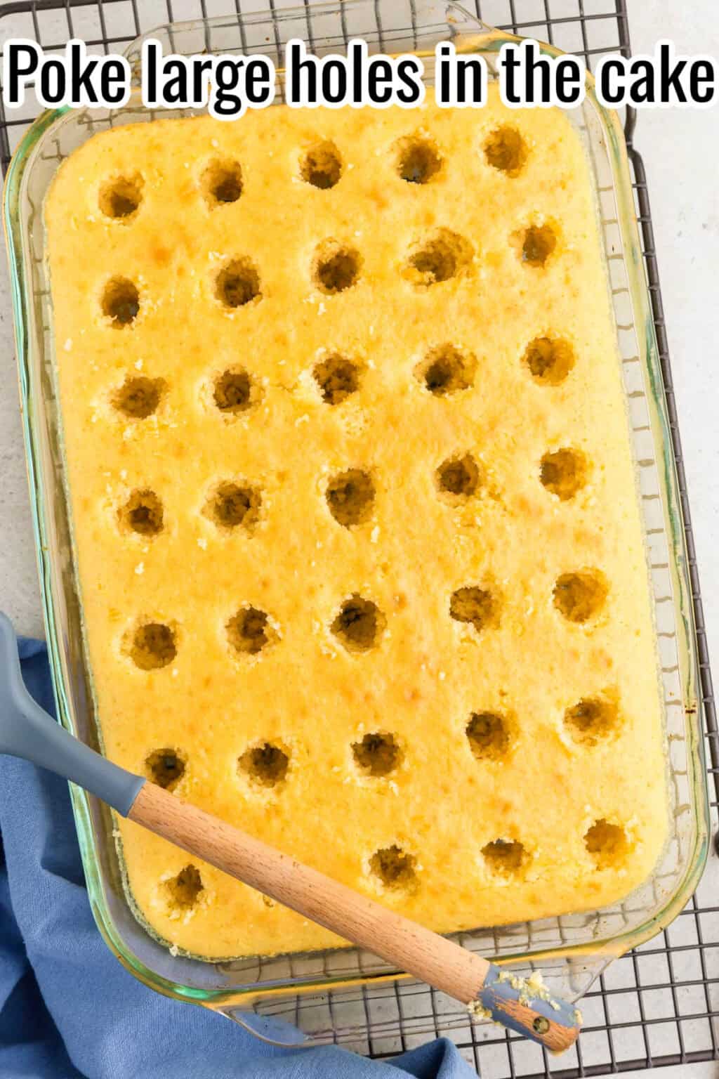 Boston Cream Poke Cake Recipe with Cake Mix | Kylee Cooks