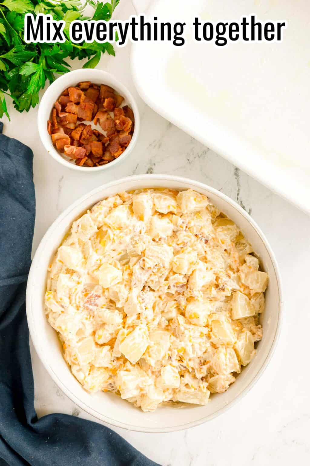 Cheesy Mississippi Mud Potatoes with Bacon | Kylee Cooks