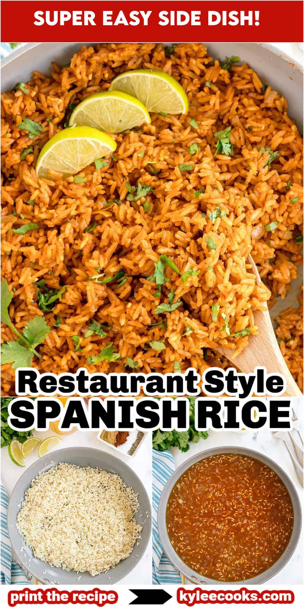 Easy Spanish Rice | Restaurant-Style Mexican Rice | Kylee Cooks