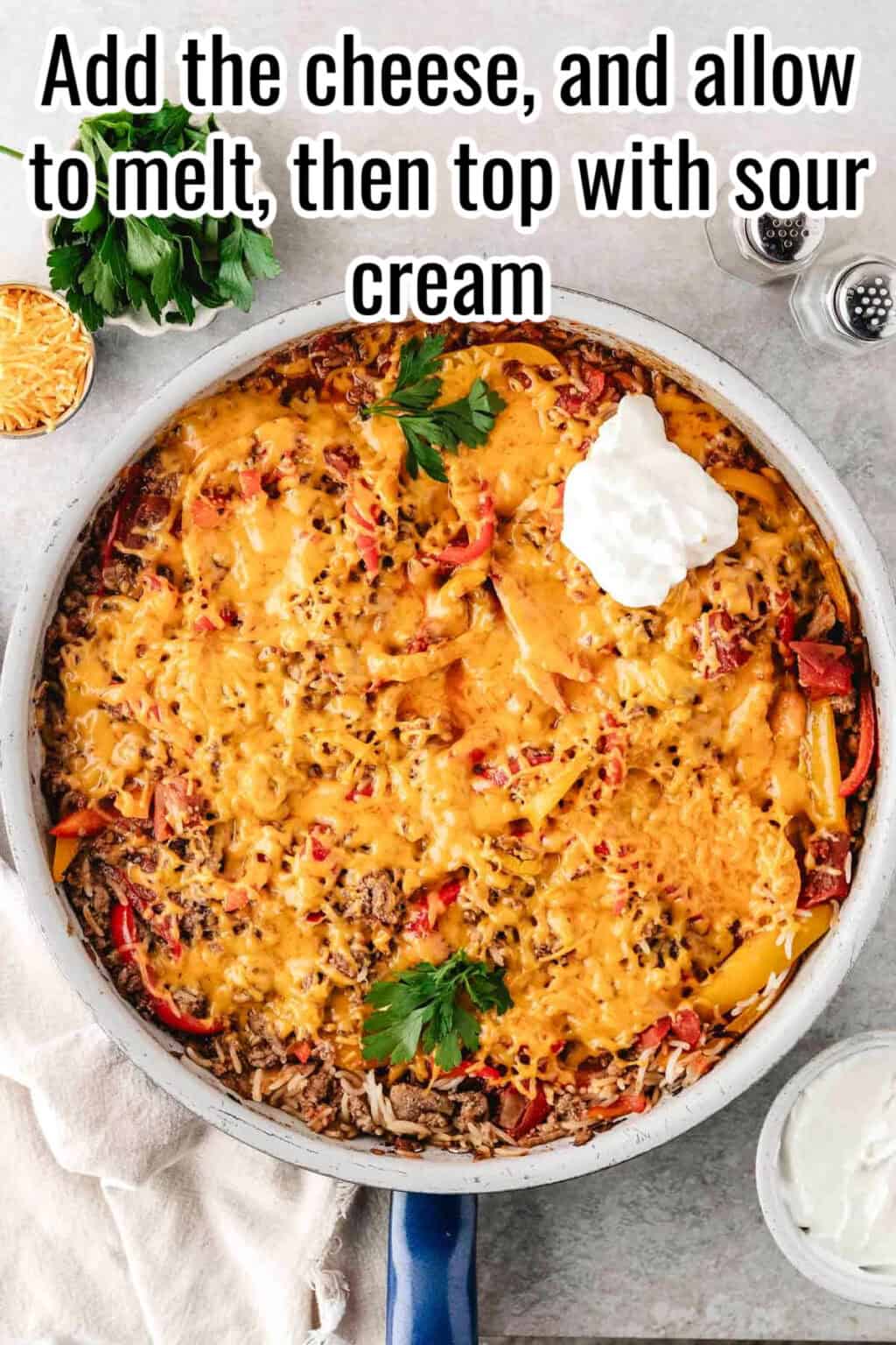 Unstuffed Peppers (Skillet Meal) - Kylee Cooks