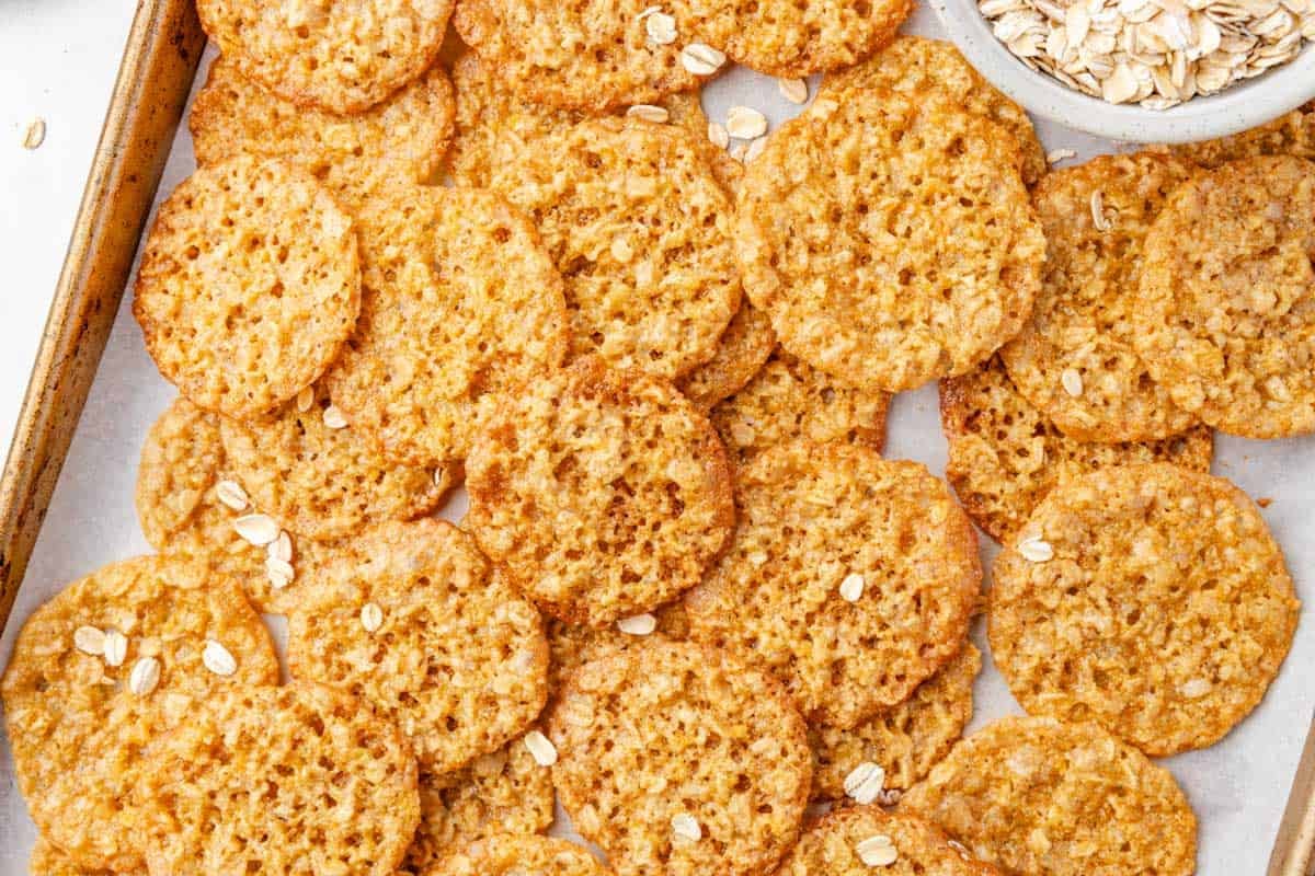 Easy Lace Cookies (that melt in your mouth!)