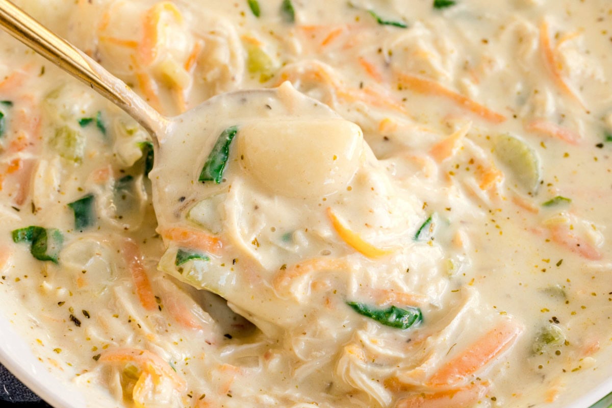 Easy Creamy Chicken Gnocchi Soup Recipe